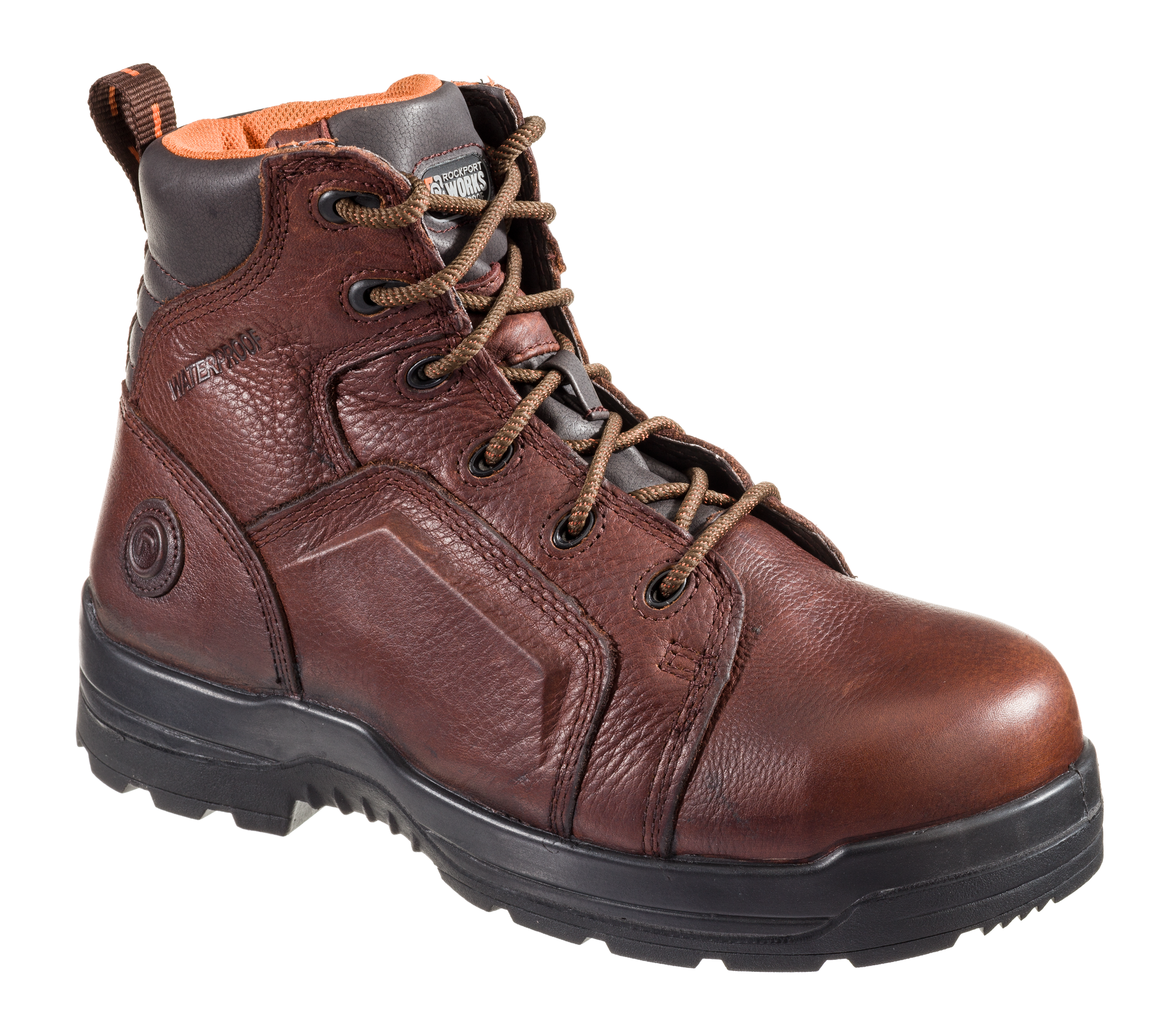 Rockport Works More Energy Lace To Toe Safety Toe Work Boots for Men ...
